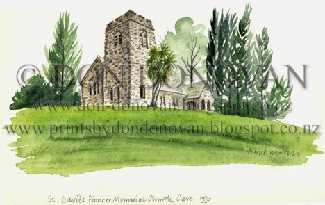 Don Donovan's World: Country Churches of NZ 102. St. David's, Cave ...