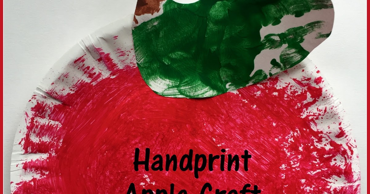 Tippytoe Crafts: Handprint Apple Craft