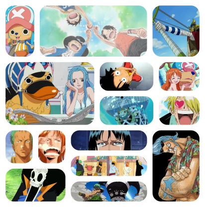 One Piece diaries: One piece Collage