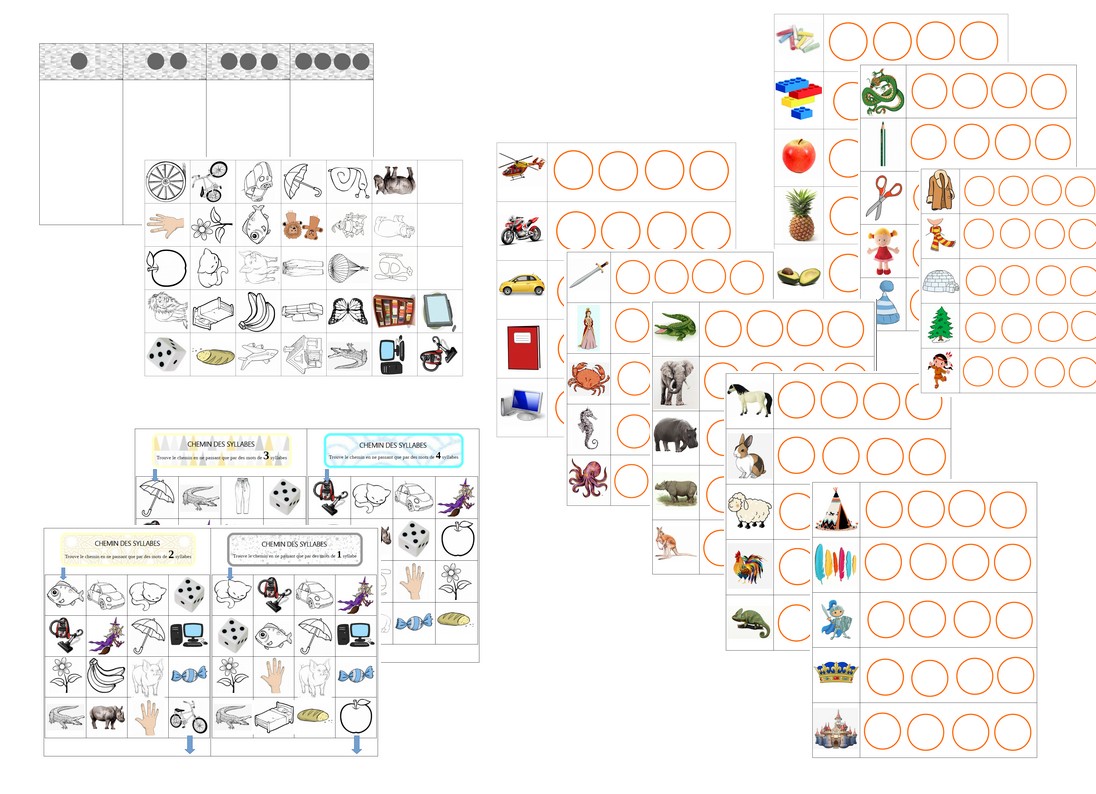 BIBOUCHE EN CLASSE : activités autonomes en phonologie autour des syllabes