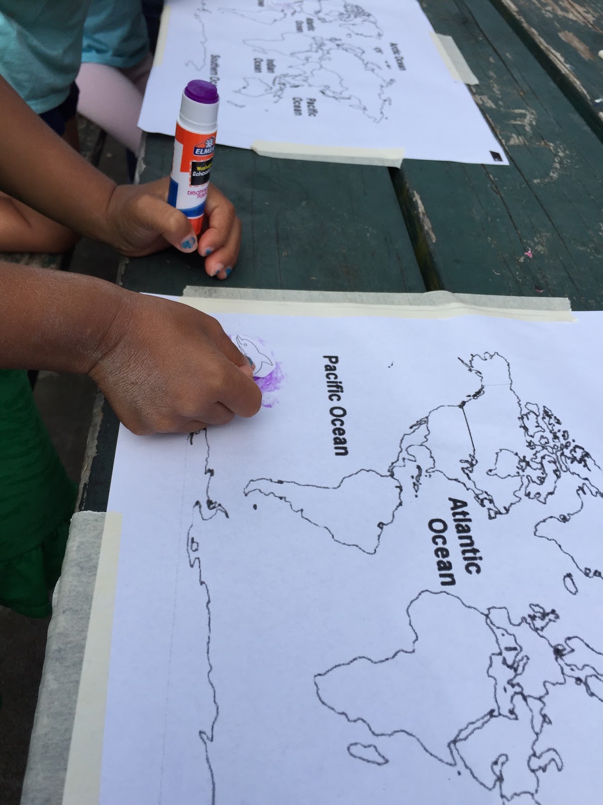 Charlotte Mason in Santa Monica: Preschool Geography Lesson: Oceans