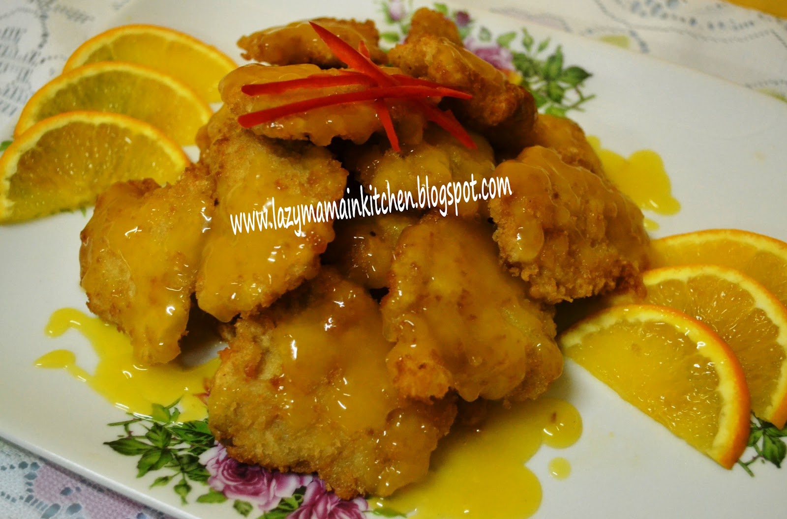 Food@Home Sweet Home: Appetizing Fish Fillet with Orange Sauce 橙汁鱼柳