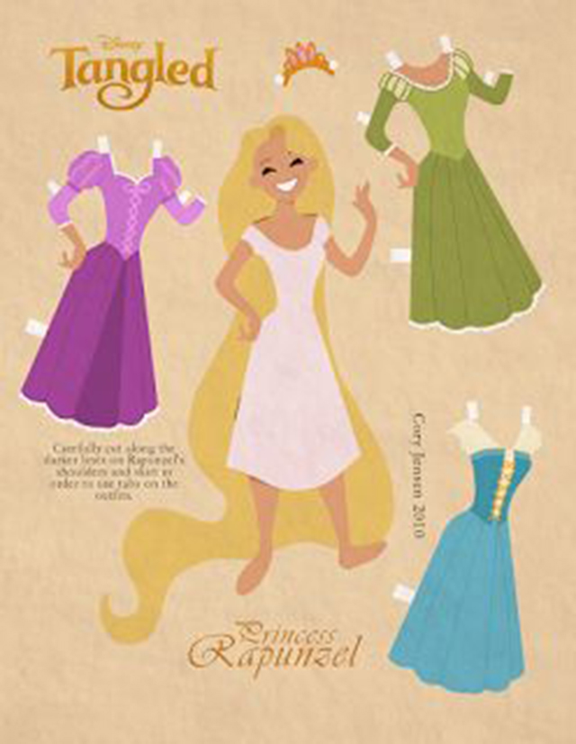Disney Movie Princesses: Princess Paper Dolls