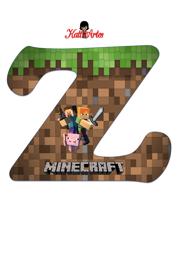 Abecedario de Minecraft. Minecraft Alphabet. - Oh my Alfabetos!