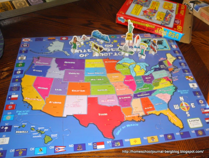 United States Map Puzzles Games - Map