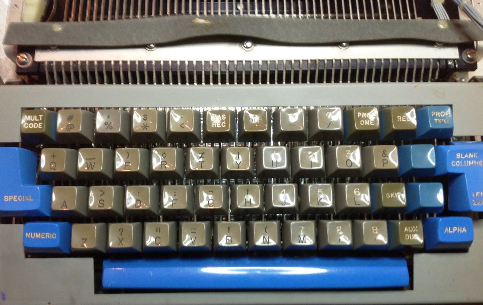 IBM 1130 Project: Interfacing the keyboard mechanism