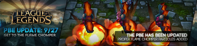 Surrender at 20: 9/27 PBE Update: Jinx's Flame Chompers particles added
