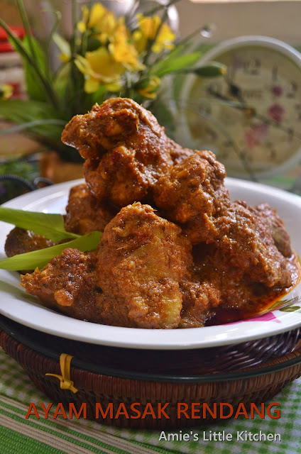 Ayam Masak Rendang - Amie's Little Kitchen