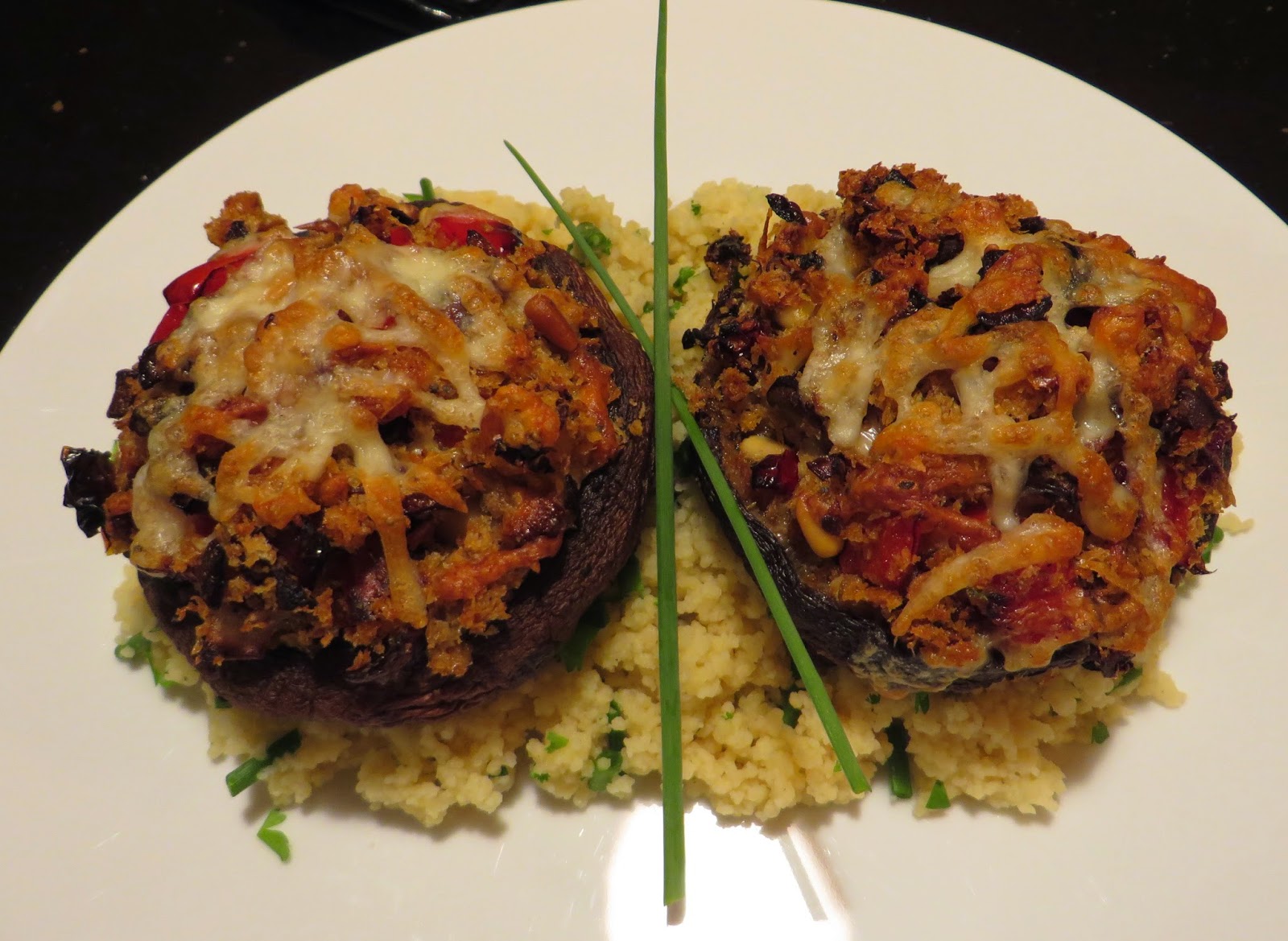 Simply Veggie: Stuffed Portabella Mushrooms
