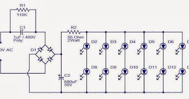 LED light circuits 220V AC - Electronic Knowledge Share