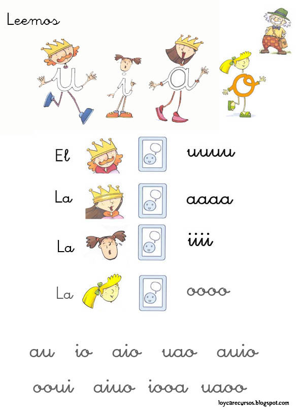 INFANTILES DE ANA V.: REPASANDO LAS VOCALES