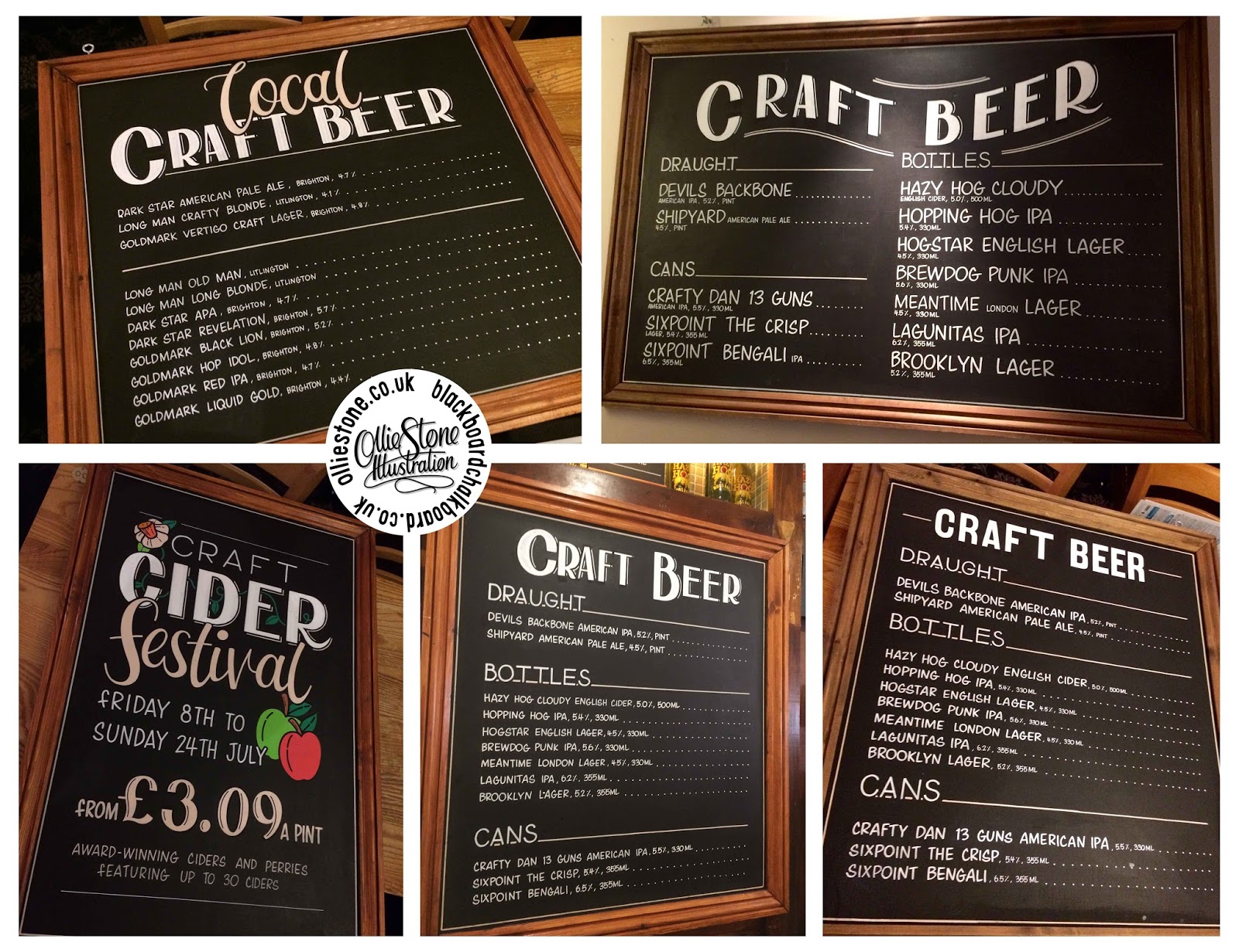 Blackboard Chalkboard London by Ollie Stone: Chalkboard and blackboard ...