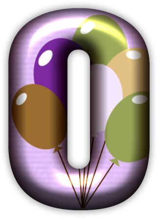 Abecedario con Globos de Colores. Colored Balloons Abc. - Oh my Alfabetos!