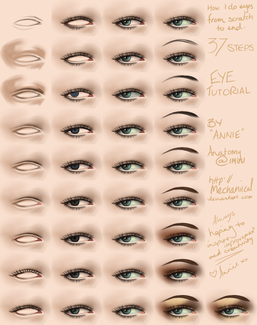 Concept Art Reference: Digital Eye Tutorial