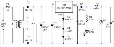 Chargeur de batterie de voiture 12V ( schema ) - Schémas et Montages ...