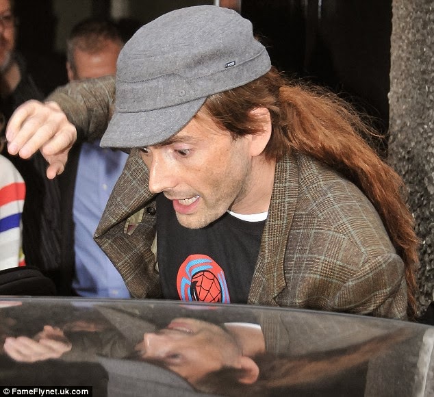 David Tennants Luscious Mane Of Brunette Hair Locks