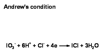 Chemistry Laboratory: IODOMETRY Key words: Iodimetry, Andrew's condition