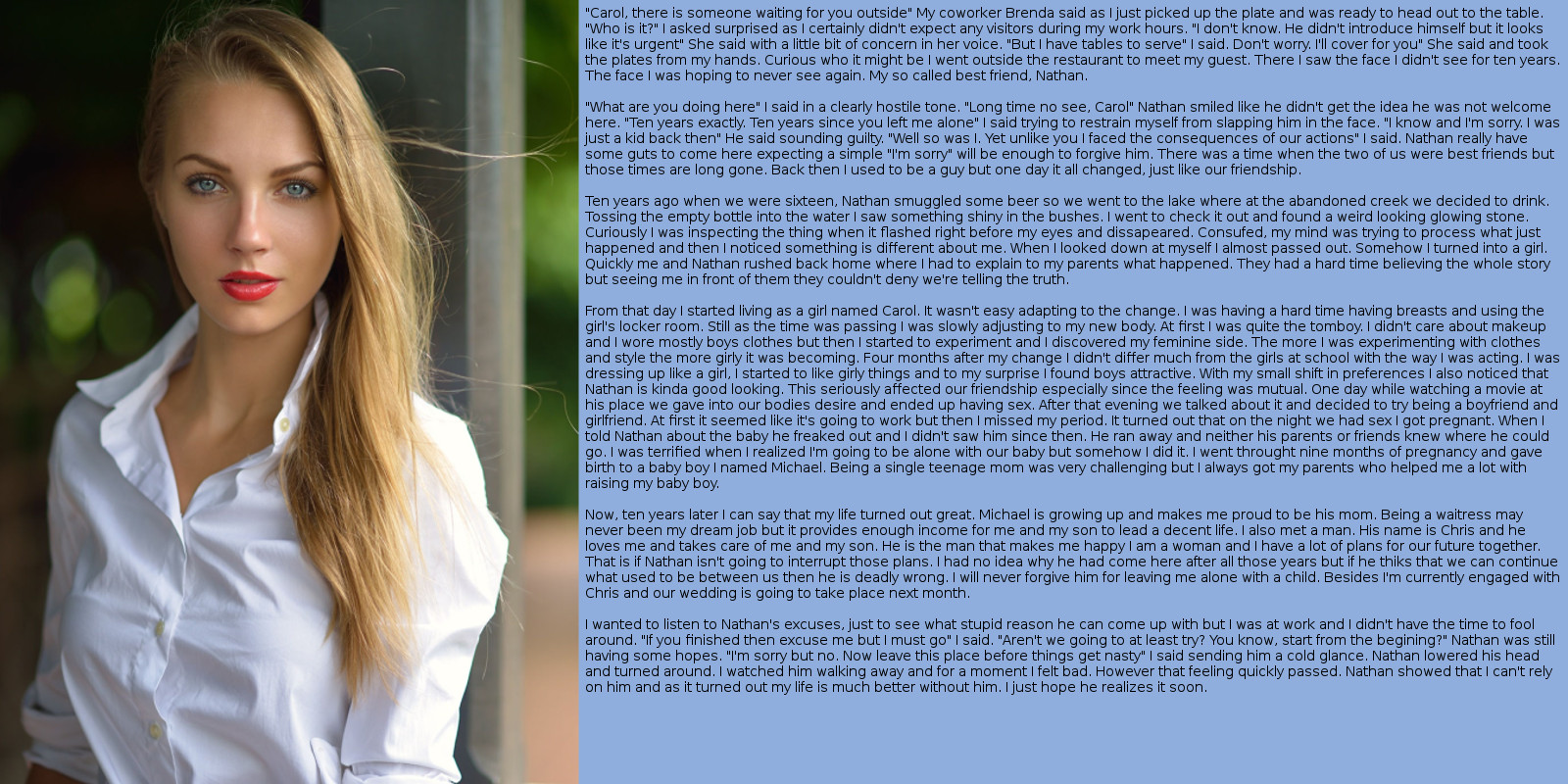 Marti's tg captions: December 2018