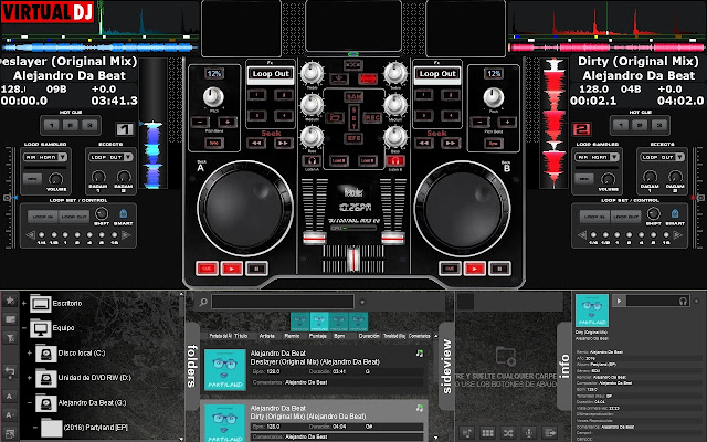Virtual DJ, Skin: DJ Control MP3 E2 | Descarga - Relecty