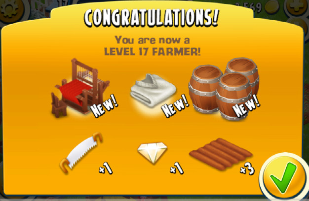 Hay Day Addiction: Levels