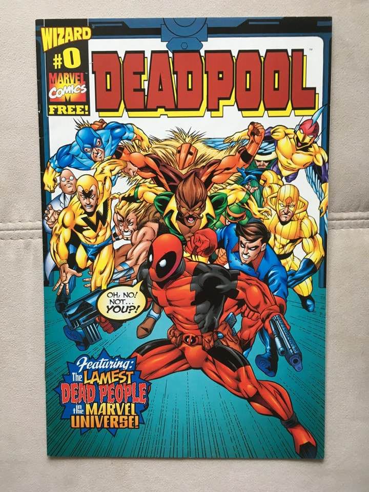 POP CULTURE SHOP: DEADPOOL #0 COMIC BOOK WIZARD PROMO LIMITED EDITION X ...
