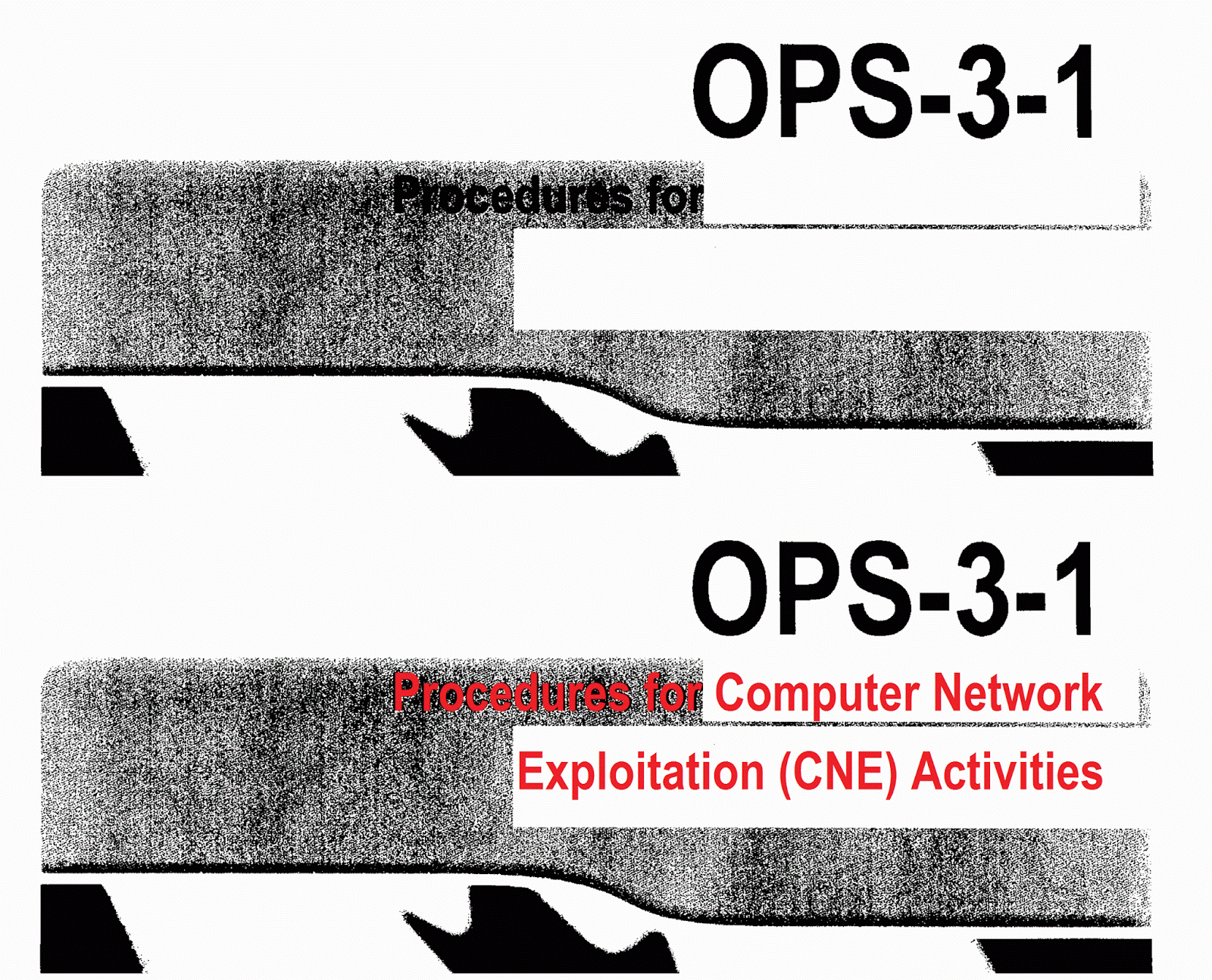 Lux Ex Umbra: Filling in the blanks: Analysis of CSE CNE documents