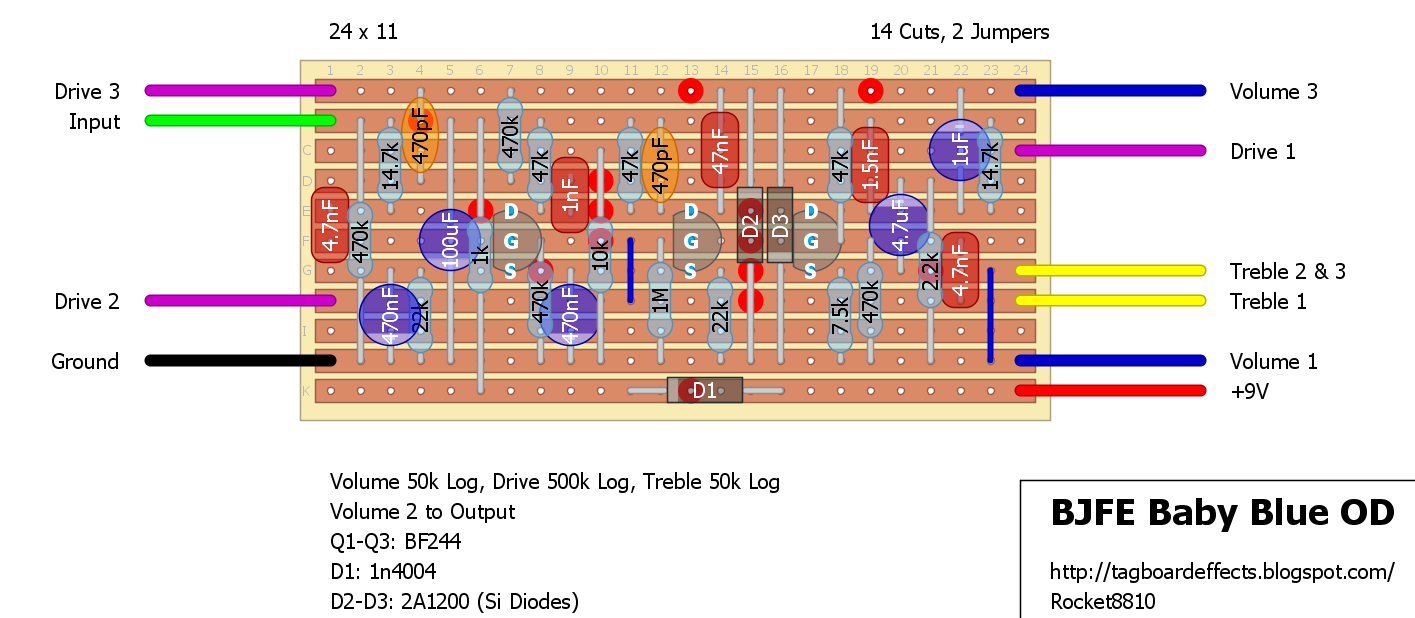 Guitar FX Layouts: BJFE Baby Blue OD