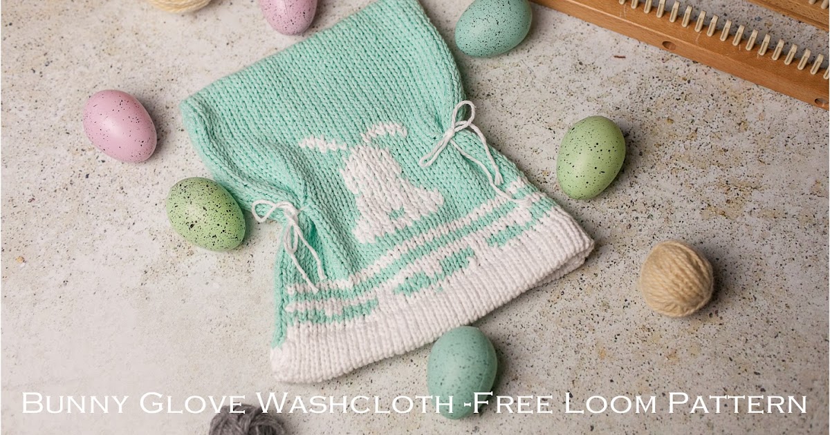 Loom Knit Bunny Cloth & Hat, Free Pattern! | Loom Knitting by This ...