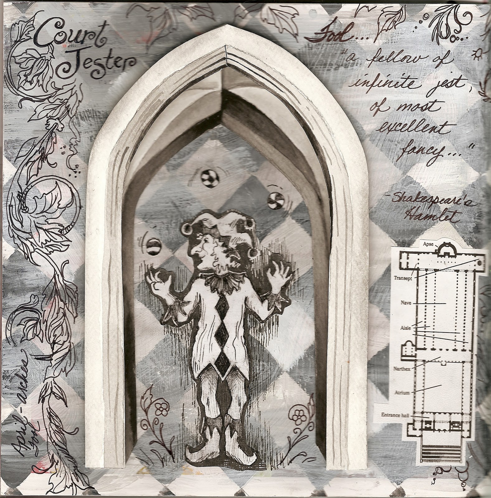 Art Beneath the Cottonwoods: Jokers and Jesters for April Fool's Day