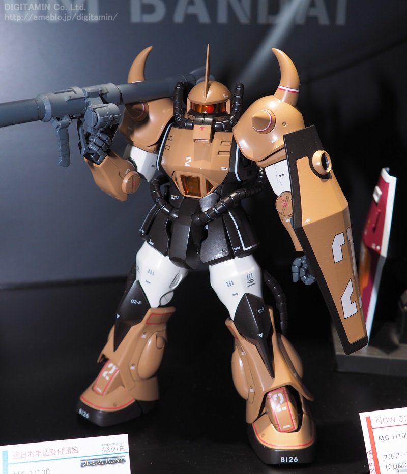 GUNDAM GUY: P-Bandai: MG 1/100 Prototype Gouf - On Display @ Gunpla ...