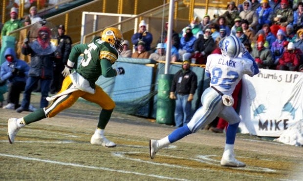 Detroit Lions 345 15: Detroit Lions at the Green Bay Packers in 1991