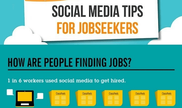 Social media tips for jobseekers #infographic - Visualistan