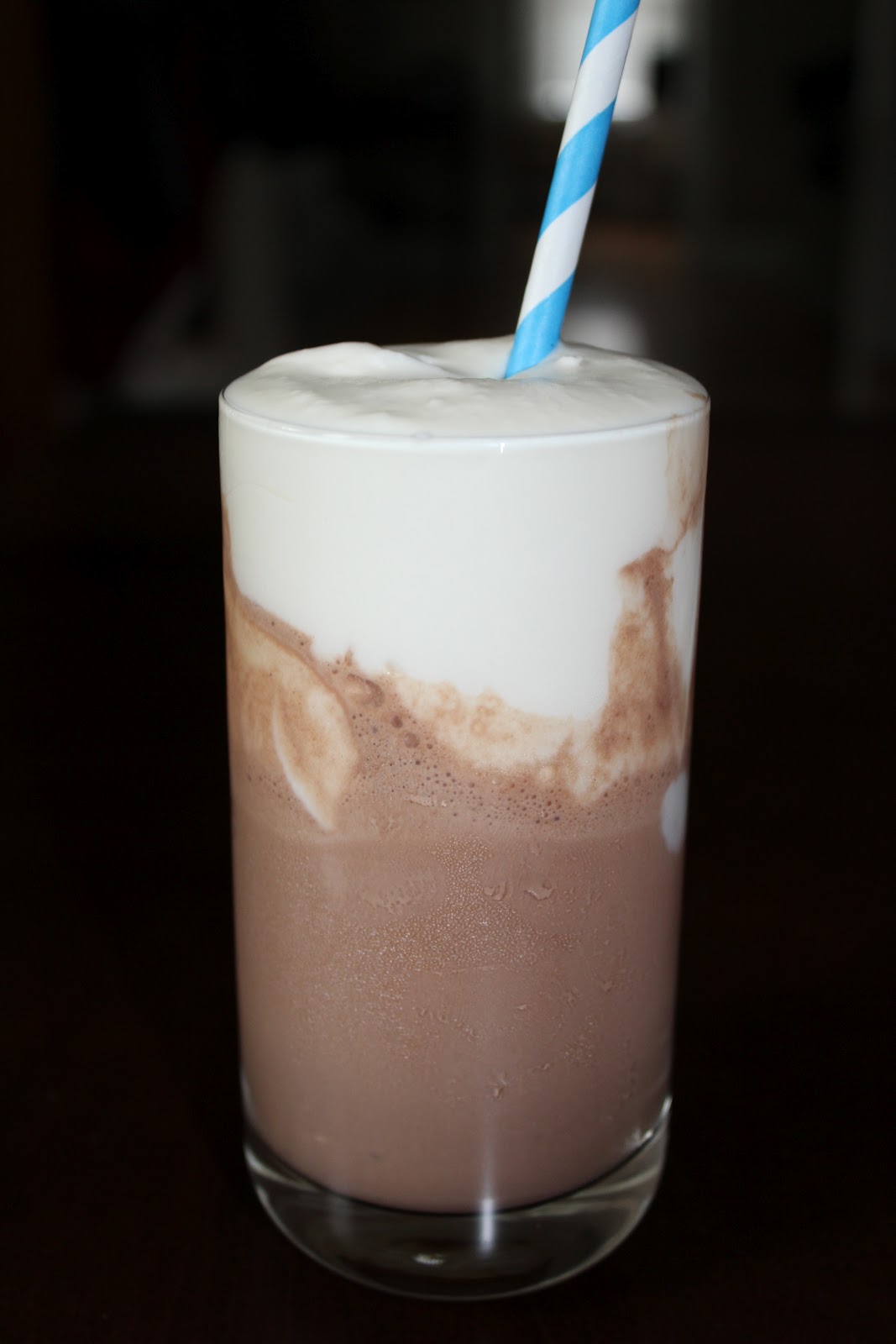 The Garlic Press: Dark Chocolate Milkshake with Fluffy Coconut Cream