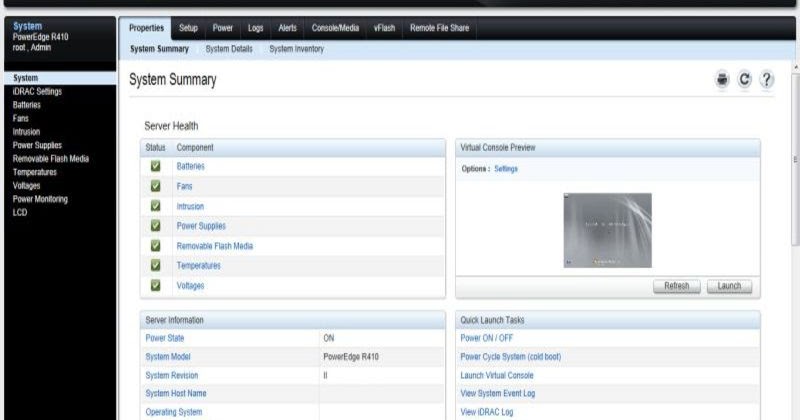 Integrated Dell Remote Access Controller (IDRAC)