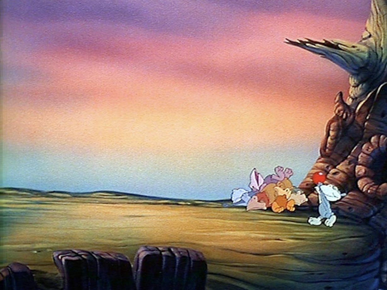 Animation Backgrounds: LAND BEFORE TIME part one