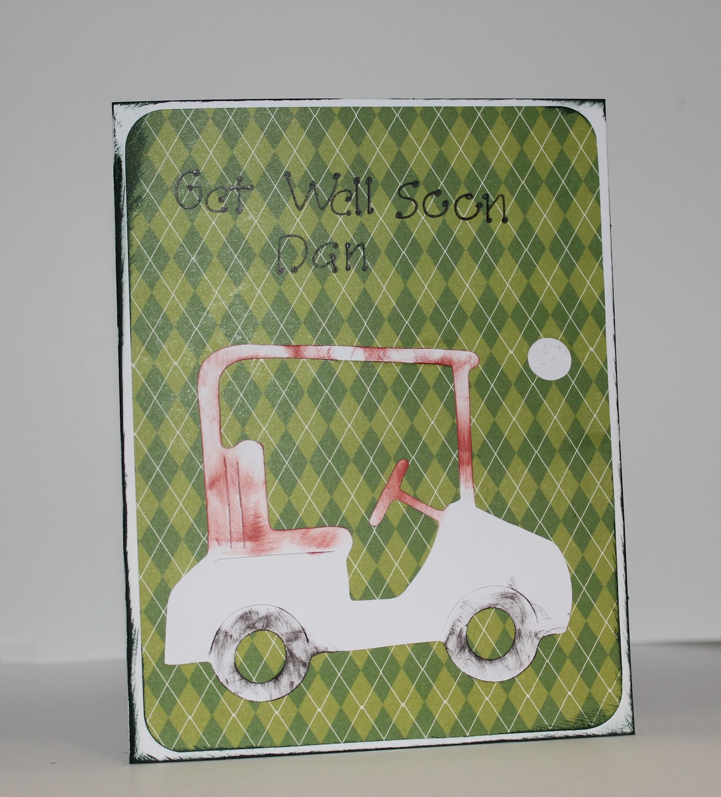 Angela's Crafty Spot: Get Well Golf Card