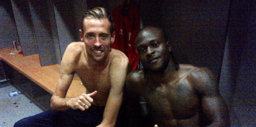 Sports Talk Blog: Victor Moses and Crouch share a selfie after their ...