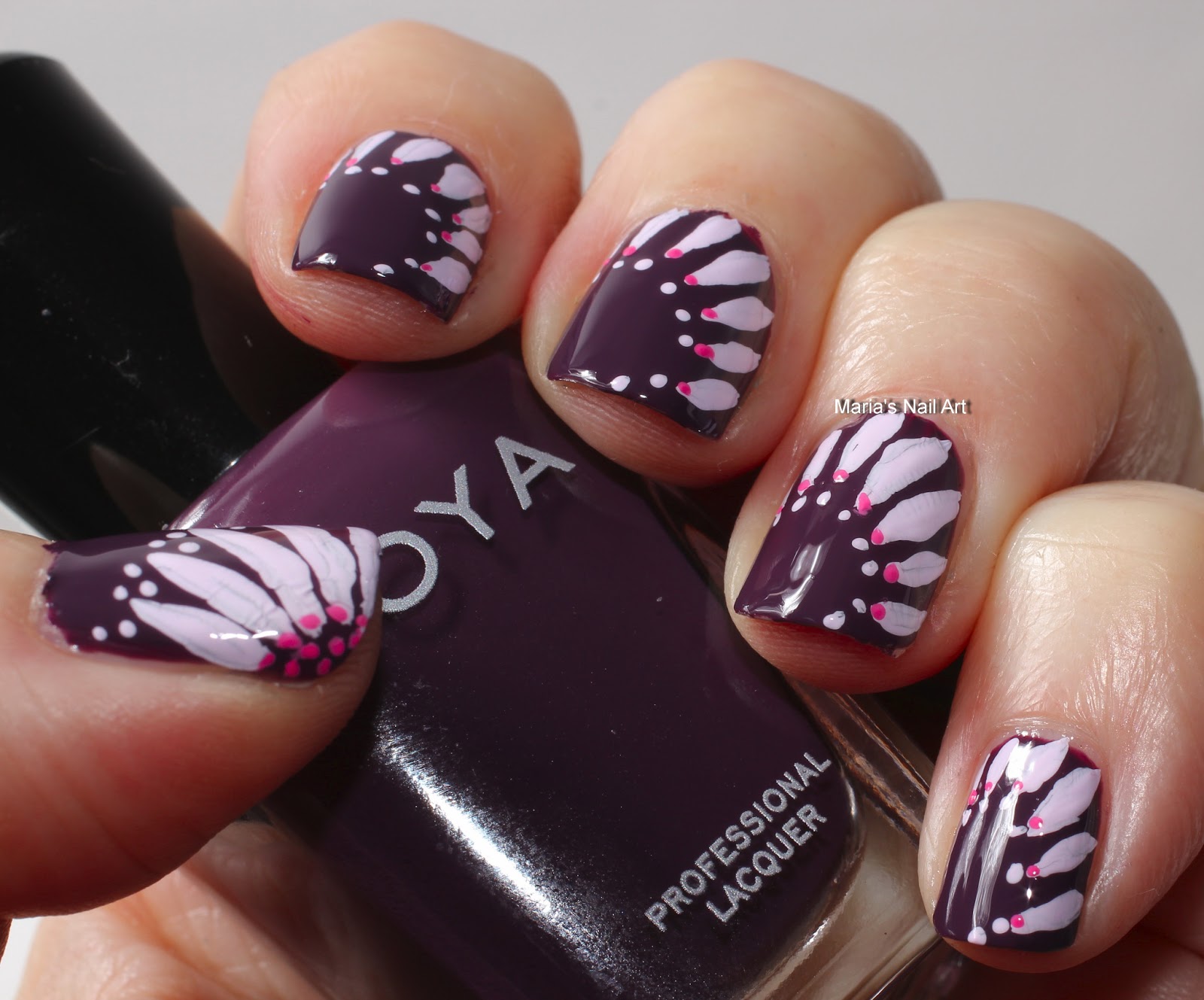 Marias Nail Art and Polish Blog: Monica's pattern...