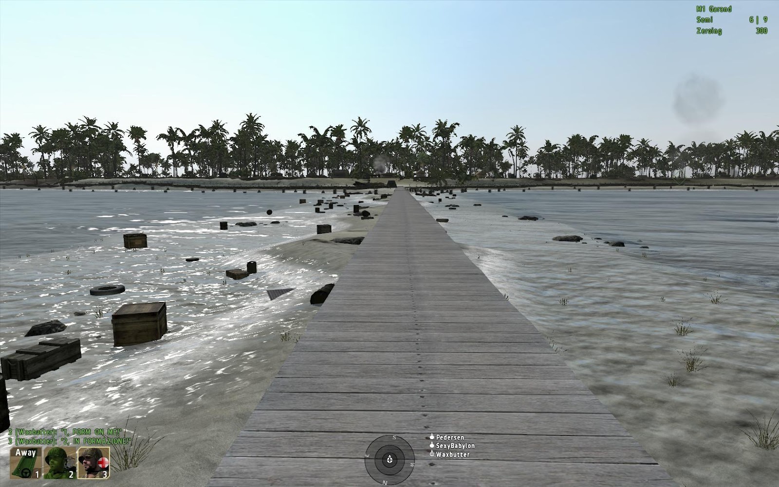 Hell In The Pacific modification for Arma2-CO: Tarawa invasion @ The Pier