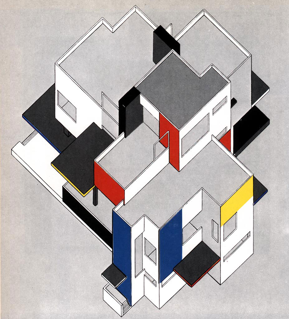 Theo van Doesburg | Geometrische kunst, Mondriaan, Tekening architectuur