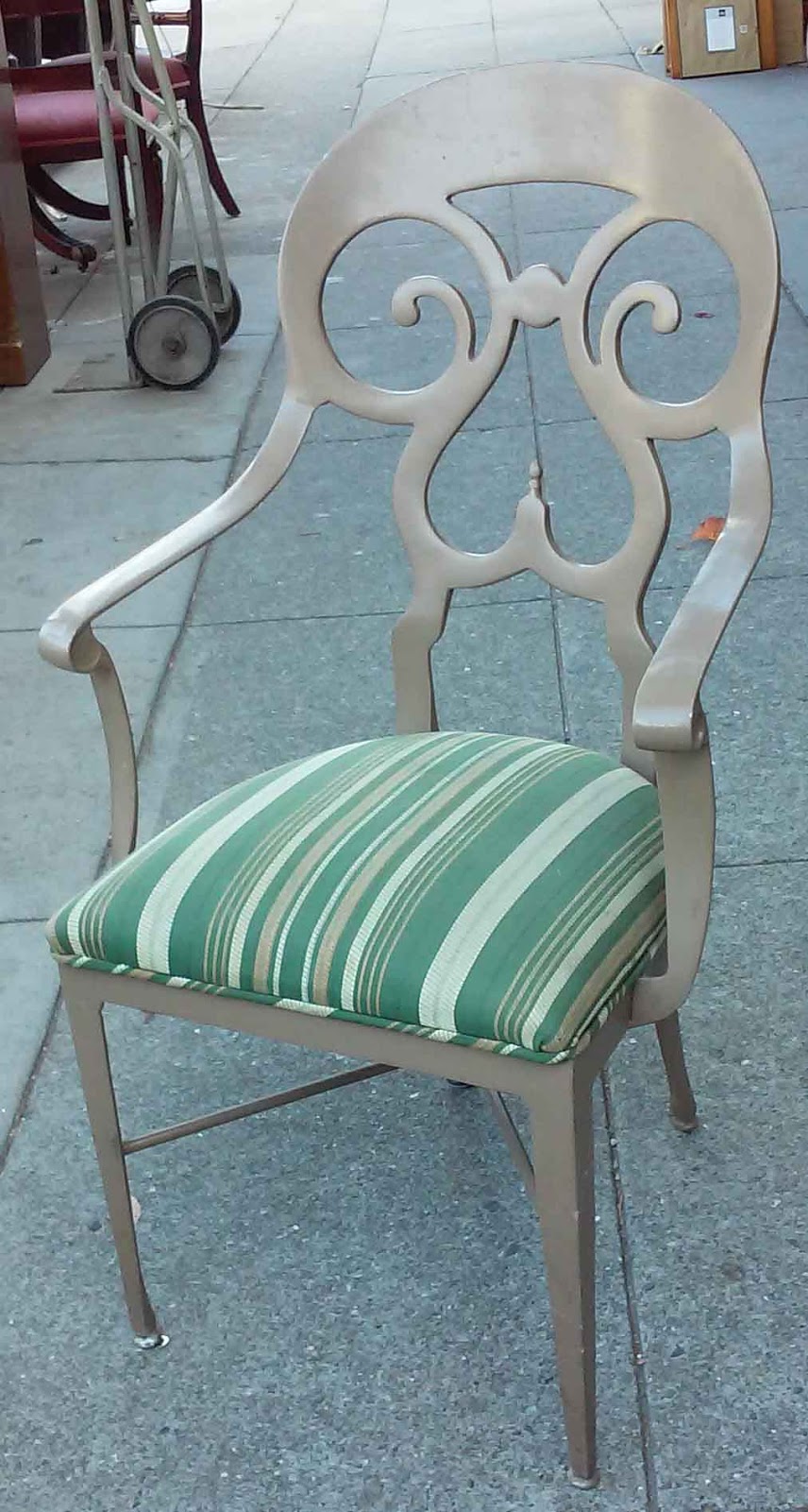 UHURU FURNITURE & COLLECTIBLES: SOLD Designer Wrought Iron Chairs - $35 ...