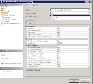 SharePoint PitStop: Reduce/Truncate Sharepoint Config DB Log file size