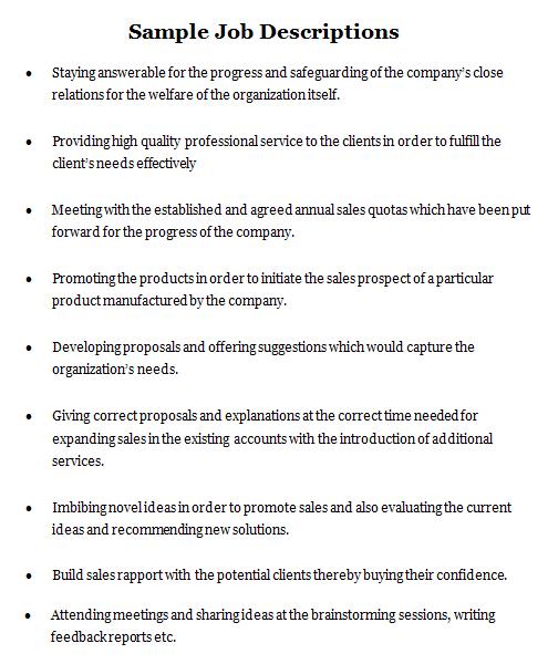 Sample Job Description | Writing Templates and Examples