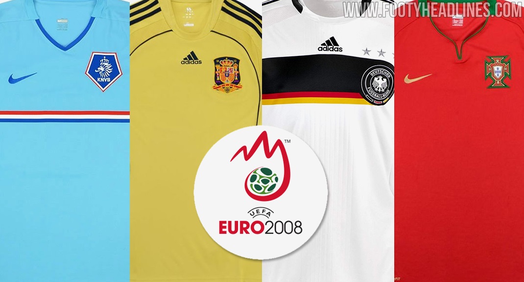 Detailed Analysis | UEFA EURO 2008 Kits - Footy Headlines