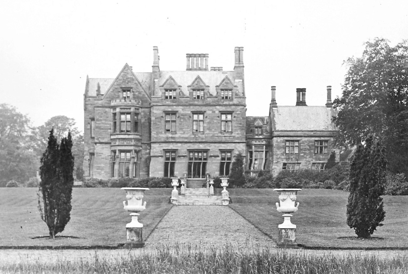 Nocton in Lincolnshire: Nocton Hall - inside out