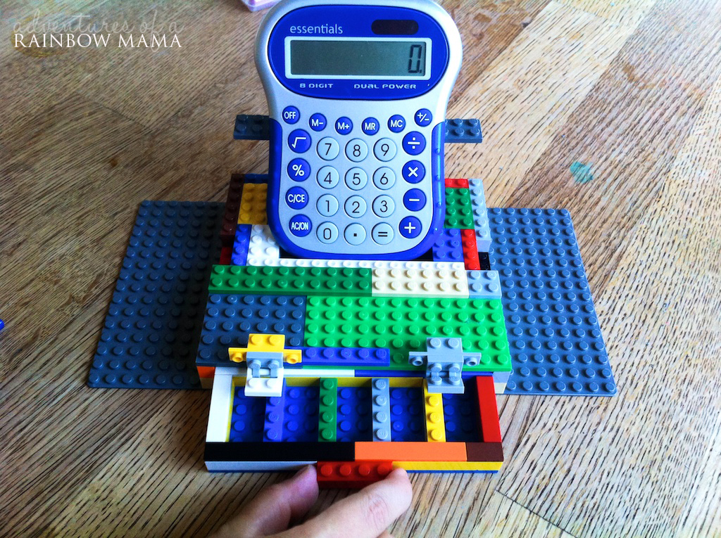 Make a Lego Calculator Cash Register