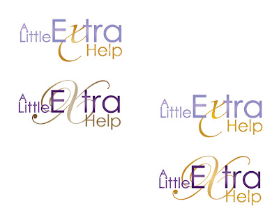 MS VISUAL ENTERPRISES LLC. VISUAL PORTFOLIO: A little Extra Help Logo