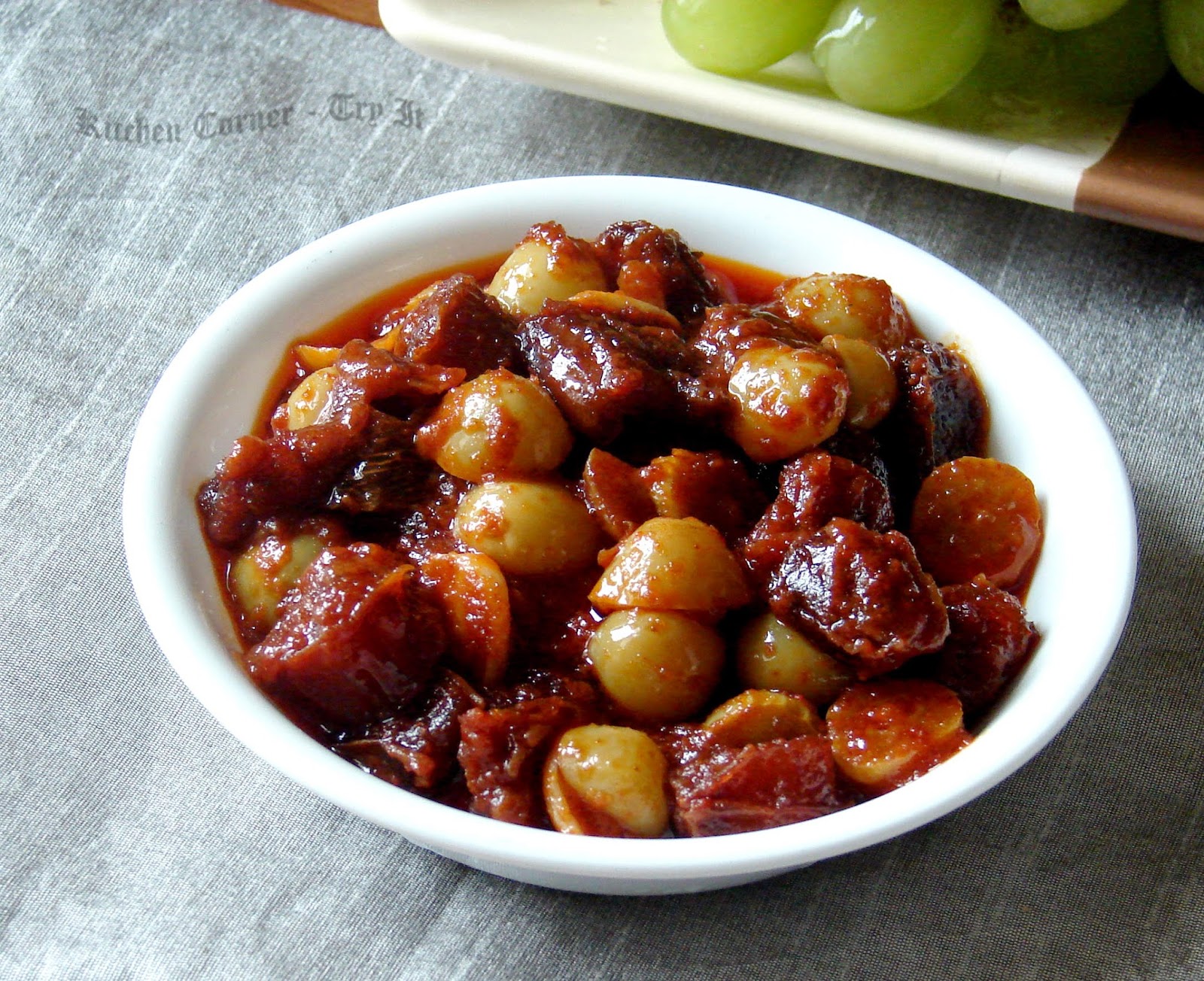 Sweet and Spicy- Grapes and Dates Pickle