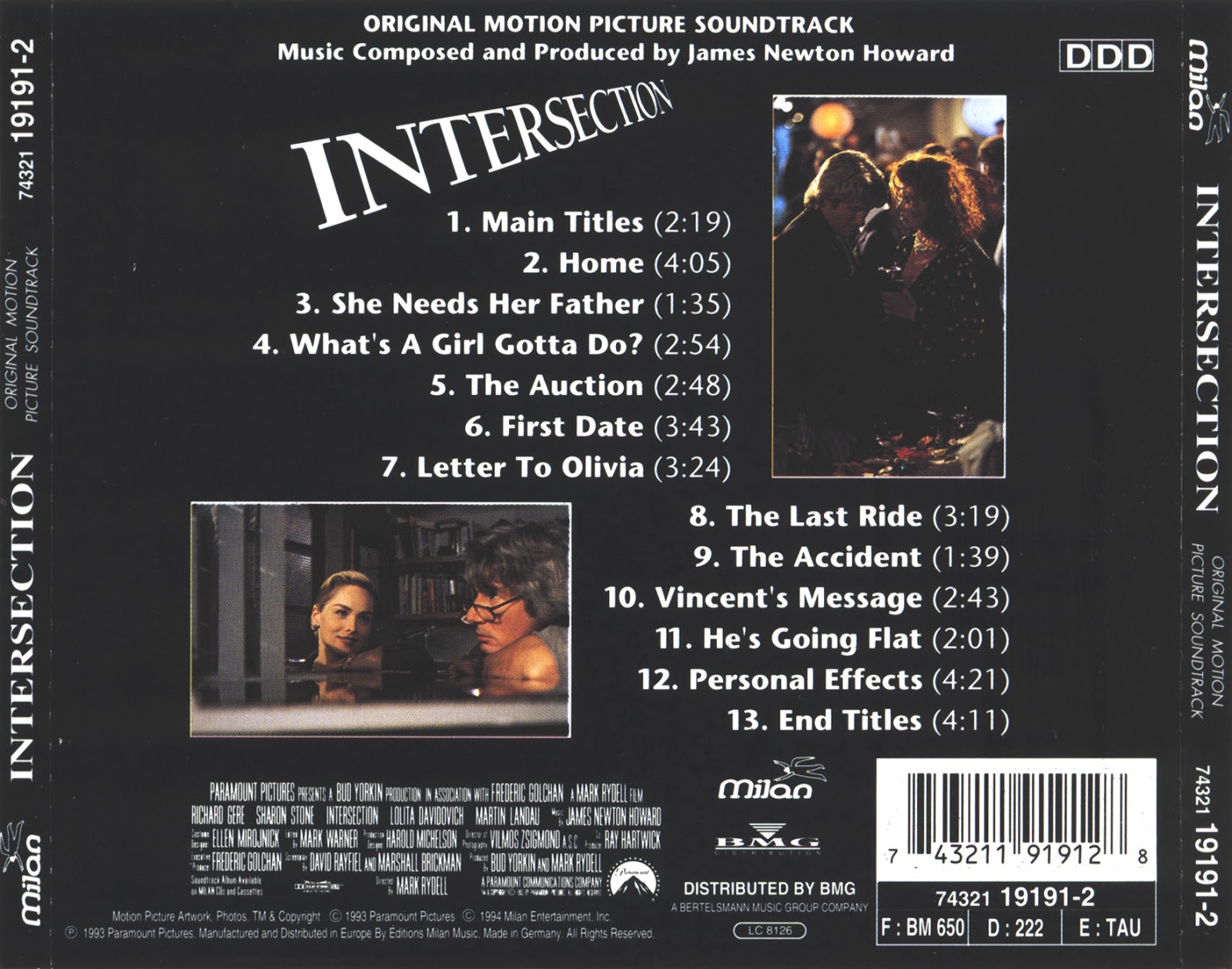 Soundtrack Covers: Intersection (James Newton Howard)