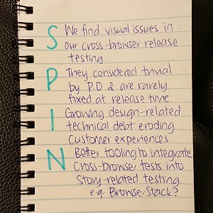 Katrina the Tester: Using SPIN for persuasive communication